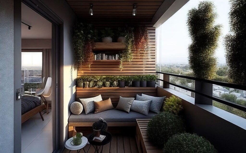 Ideas para decorar balcones estrechos y largos