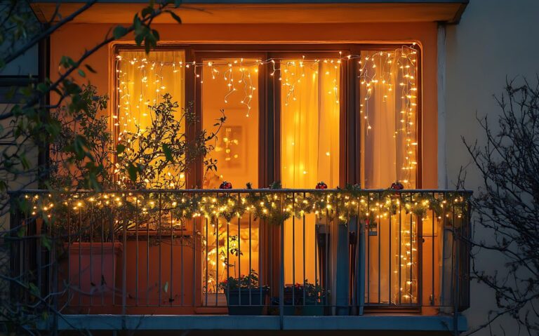 10 ideas para la decoración de tu balcón en Navidad